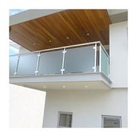 China CE EN 12150 glass balusters glass balcony fence balusters for stairs for sale