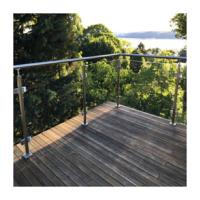 China 12mm glass fence galvanized pipe deck railing stair railings interior for sale
