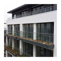 China ANSI Z97 glass banister balcony privacy fence tempered glass balusters for sale