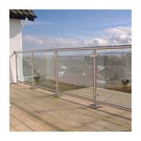 China ANSI Z97 glass balustrades metal roofing for fence balustrade shop for sale