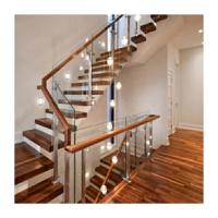China Tmepered glass railings black outdoor stair railing cantilevered glass balustrade for sale