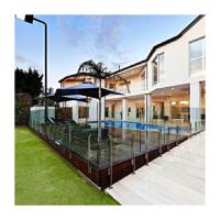 China 12mm glass fence white and black deck railing stair railing price for sale