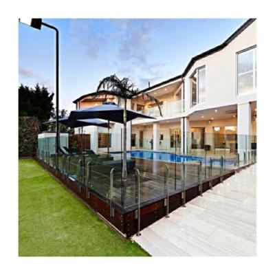 China 12mm glass fence white and black deck railing stair railing price for sale