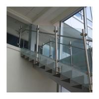 China Ultra white glass balusters building deck stair railings balustrades gold coast for sale