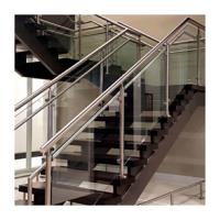 China Sgp laminated glass fence glass spindles for stairs balustrade gate for sale