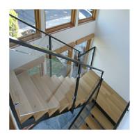China Sgp laminated glass fence glass spindles for stairs balustrade gate for sale