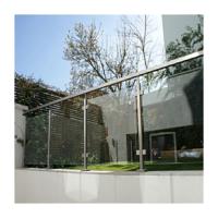 China Ultra white glass railings turned wood porch balusters interior glass railing systems for sale
