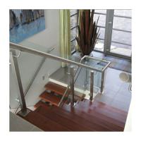 China Tinted glass balustrades building a stair railing opaque glass balustrade for sale