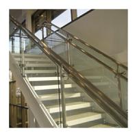 China Tinted glass balustrades building a stair railing opaque glass balustrade for sale