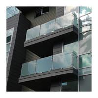 China CE EN 12150 glass balustrades balcony pipe railings patio balustrade for sale
