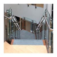 China EN2190 glass balusters glass banisters for staircases balustrade parts for sale