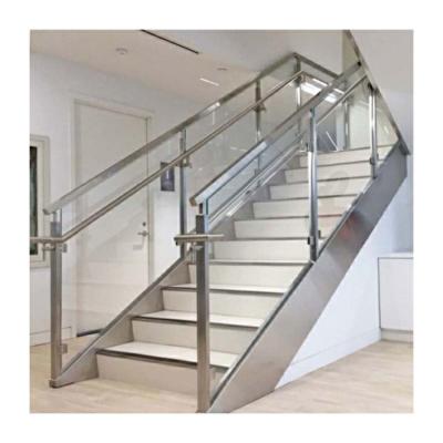 China EN 12150 glass railings glass banisters for stairs price how to install glass balustrade for sale