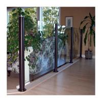 China EN12543 glass fencing patio stair railing fence gate for sale