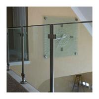 China EN12543 glass fencing patio stair railing fence gate for sale