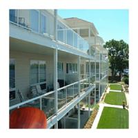 China SGCC glass guardrail stainless steel glass balcony railings balustrade accessories for sale