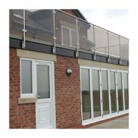 China ANSI Z97 glass fence roof terrace balustrade fiberglass railing systems for sale