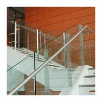 China Led designed glass balustrades metal deck stair railing balustrades australia for sale