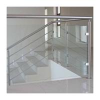 China Tmepered glass fencing outdoor patio fence boundary fence for sale
