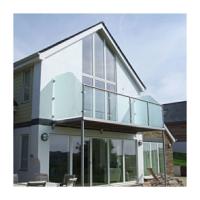 China Pvb laminated glass railings custom balcony railing fence warehouse for sale