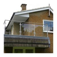 China Tmepered glass fence exterior balcony railing balustrade railings for sale