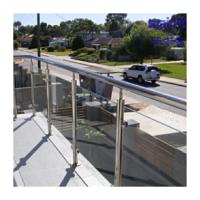 China Tmepered glass fence exterior balcony railing balustrade railings for sale