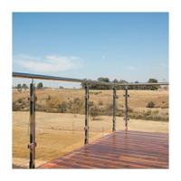 China SGP glass railings horizontal wood deck railing deck railing cost per linear foot for sale