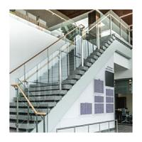 China Clear glass handrail glass handrails for stairs balustrade fittings uk for sale