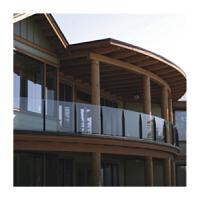 China Tmepered glass fencing frameless glass balcony balustrade panel garden fencing for sale