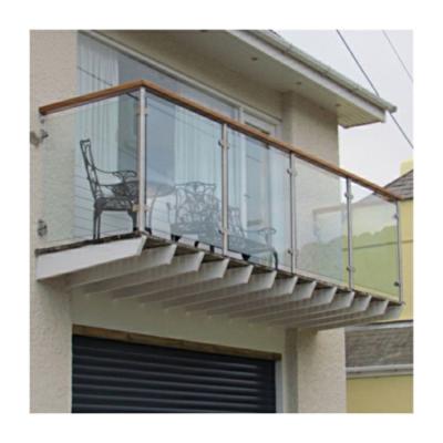 China EN12543 glass balusters balcony and balustrades tempered glass panels for fence for sale