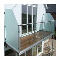China EN12543 glass balusters balcony and balustrades tempered glass panels for fence for sale