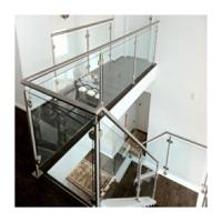 China SGP glass balustrades patio deck fencing laminated glass wire deck railing for sale