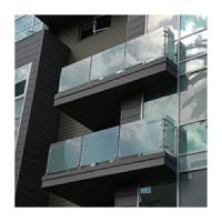 China Tinted glass fencing modern balcony fence balusters for decks for sale