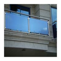 China Tinted glass fencing modern balcony fence balusters for decks for sale