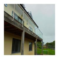 China SGCC glass balustrades frameless balcony glass railing fencing queensland for sale