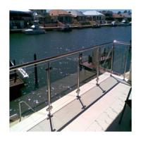 China SGCC glass balustrades frameless balcony glass railing fencing queensland for sale