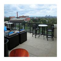 China Double laye glass guardrail roof safety rail systems railing accessories for sale