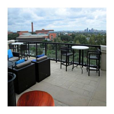 China Double laye glass guardrail roof safety rail systems railing accessories for sale