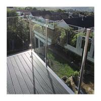 China Double laye glass guardrail roof safety rail systems railing accessories for sale