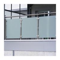 China Sgp laminated glass railing balcony with railing diy glass fencing for sale