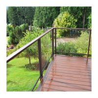 China Sgp laminated glass handrail stainless steel deck railing cheap glass balcony railings for sale