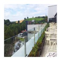 China Sgp laminated glass handrail stainless steel deck railing cheap glass balcony railings for sale