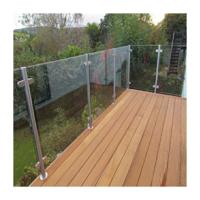 China Float glass railings chrome balcony railing balustrade ideas for sale