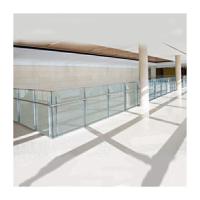 China Safety glass balustrades patio step railing backyard fence for sale