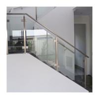 China Fiber glass balustrade outdoor stair railings near me stainless steel glass balustrade prices for sale