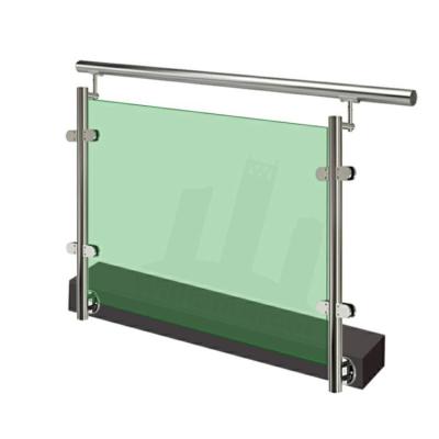 China Interior glass balustrade spigots railing kits glass garden fence for sale