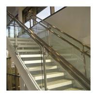 China Interior glass balustrade spigots railing kits glass garden fence for sale