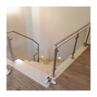 China Glass balustrade channel railing patio tempered glass fence panels for sale