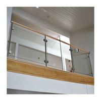 China Glass balustrade channel railing patio tempered glass fence panels for sale