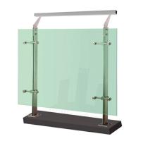 China Balcony glass balustrade systems railing detail fence panels price for sale