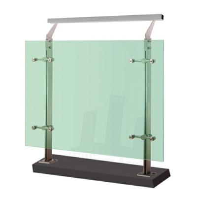 China Balcony glass balustrade systems railing detail fence panels price for sale